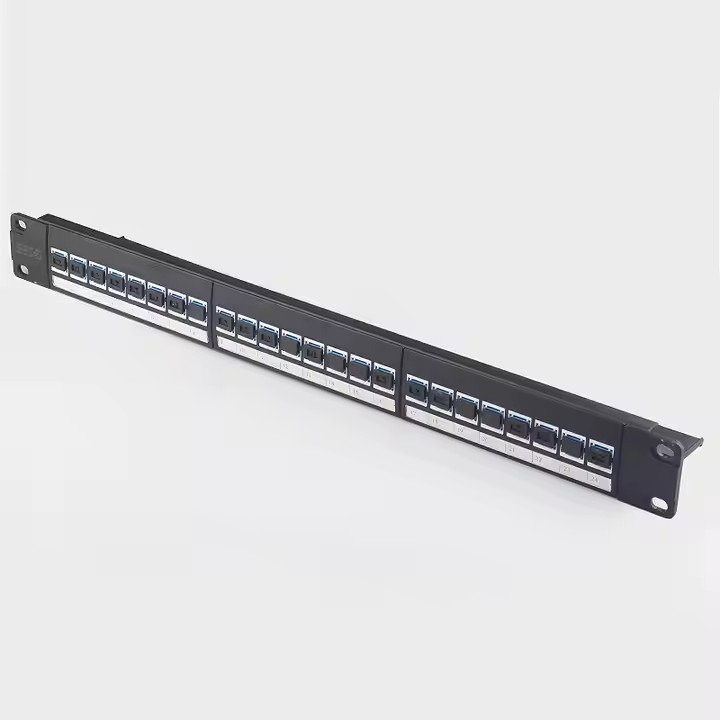 SC LC 24 Port Metal Patch Panel - Hentek