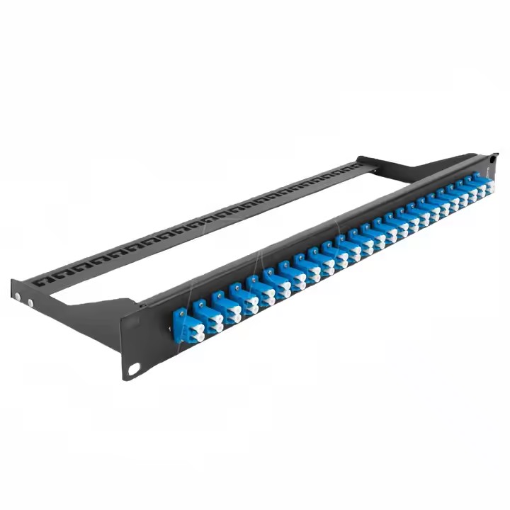 SC LC 24 Port Metal Patch Panel - Hentek