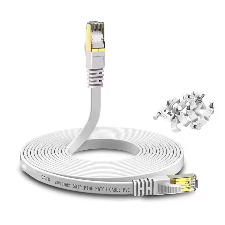 CAT8 Ethernet Patch Cord flat - Hentek