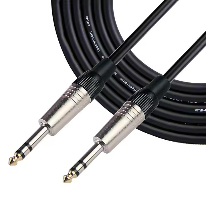 Low Noise 6.35mm Audio cable for mixer Microphone - Hentek