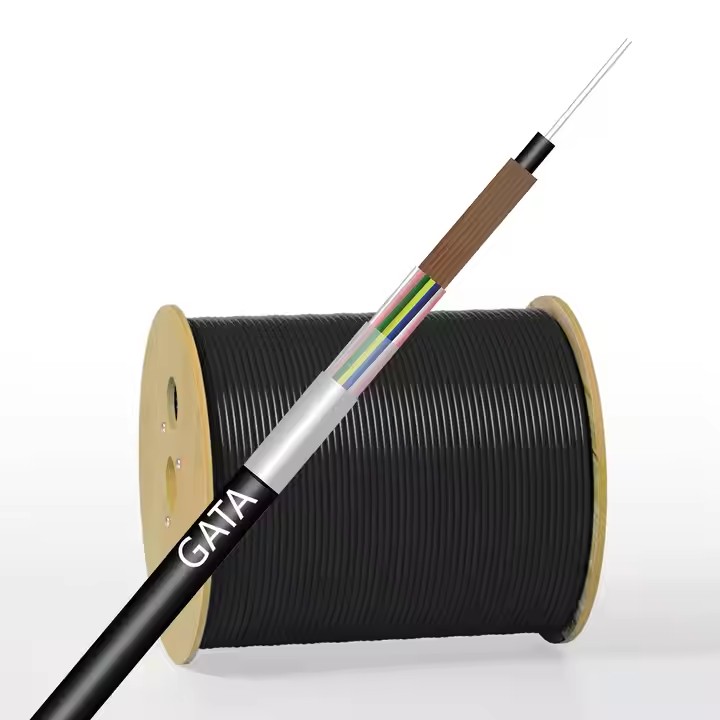 Gyta Direct Buried Outdoor Armored Fiber Optic Cable 12-Core – Hentek