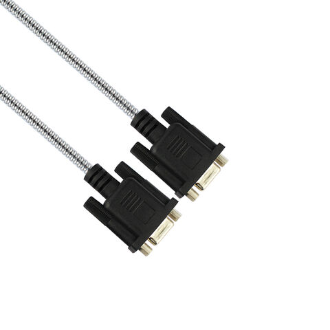 VGA 15Pin Computer Cable with stainless steel protect – Hentek